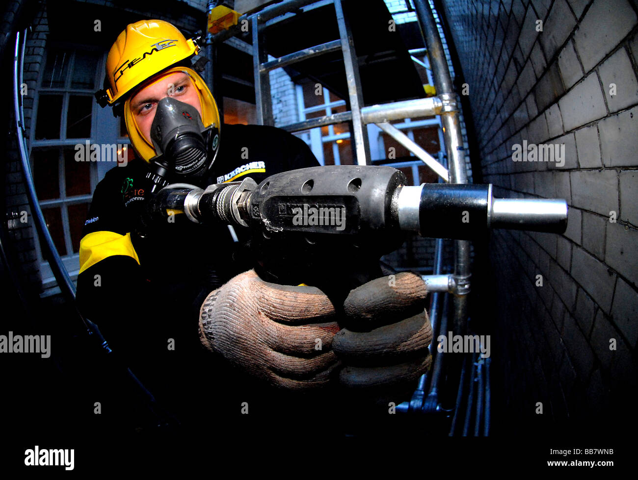 Pressure Cleaning Ice Machine Stock Photo - Alamy