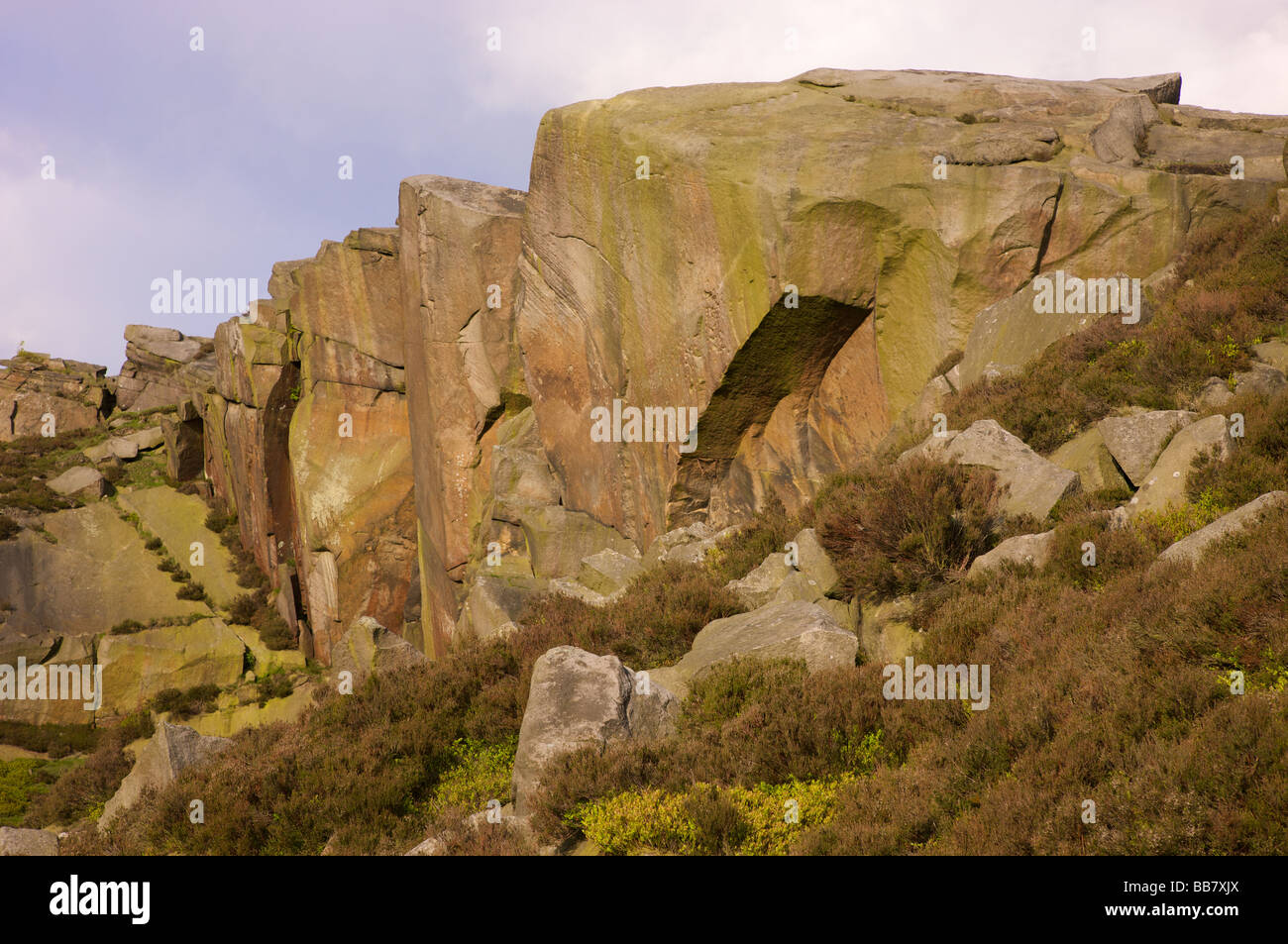 Burbage Quarry, Burbage Edge Stock Photo - Alamy