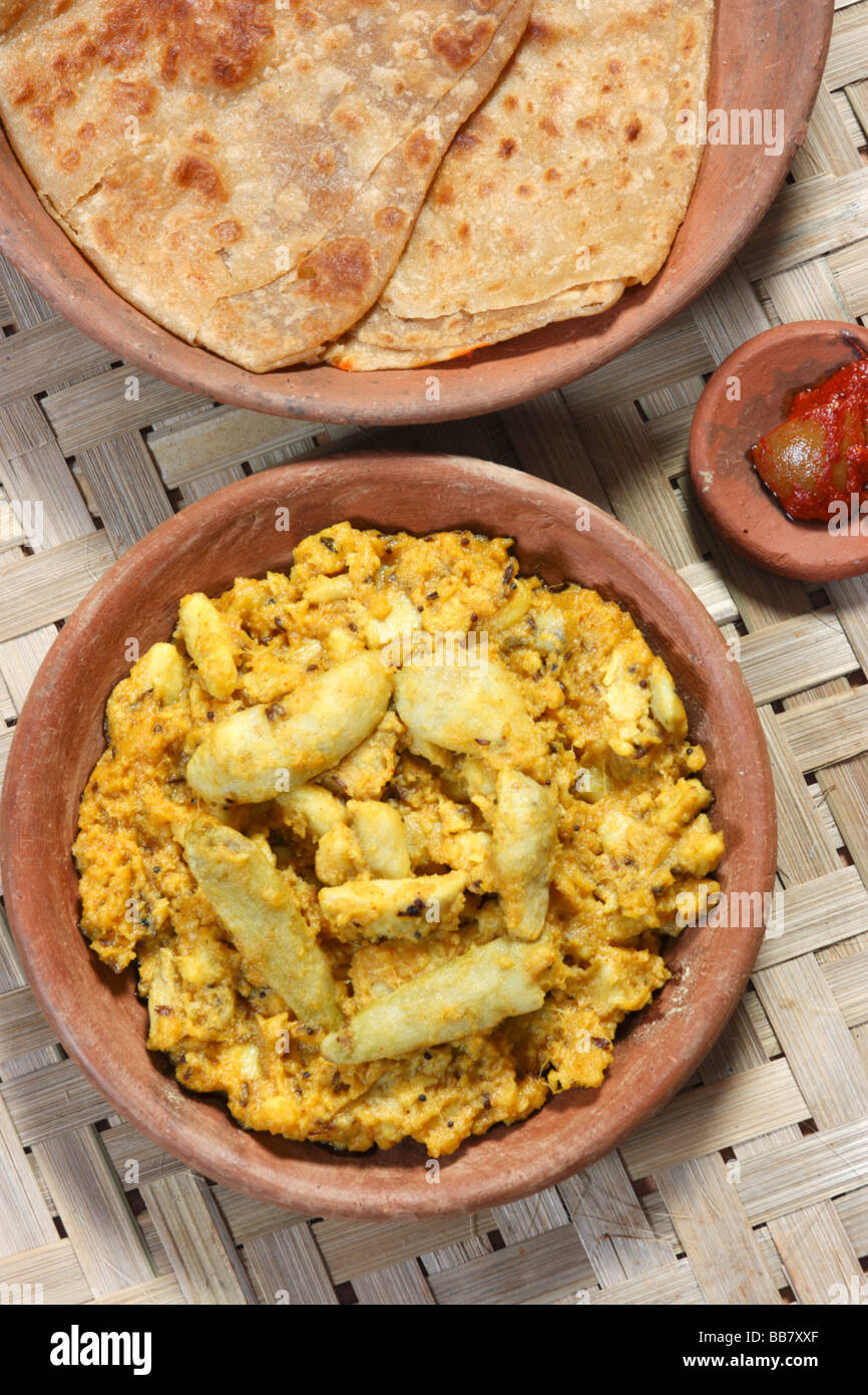 Arbi Ka Saag is a dish made from Colocasia Stock Photo - Alamy