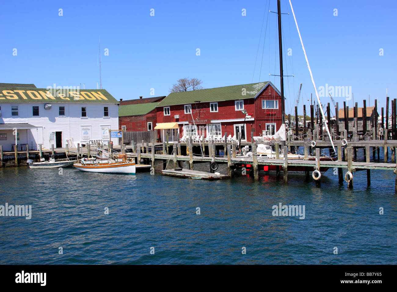 Greenport Harbor, a small village on the north shore of Suffolk County ...