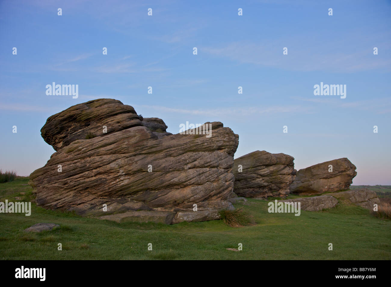 Three Ships, Birchen Edge, Derbyshire Peak District Stock Photo - Alamy