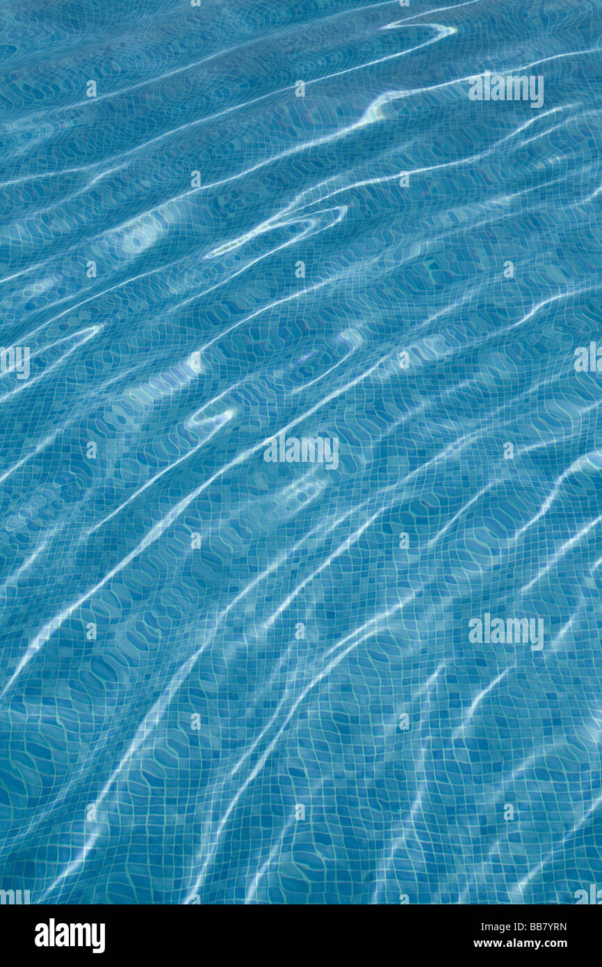 swimming pool ripples Stock Photo - Alamy