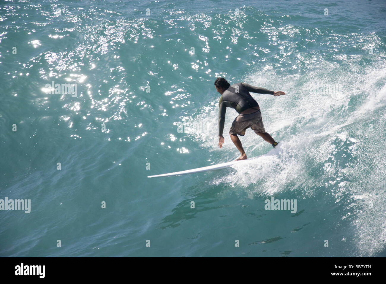 Surfing hawaii longboard hi-res stock photography and images - Alamy