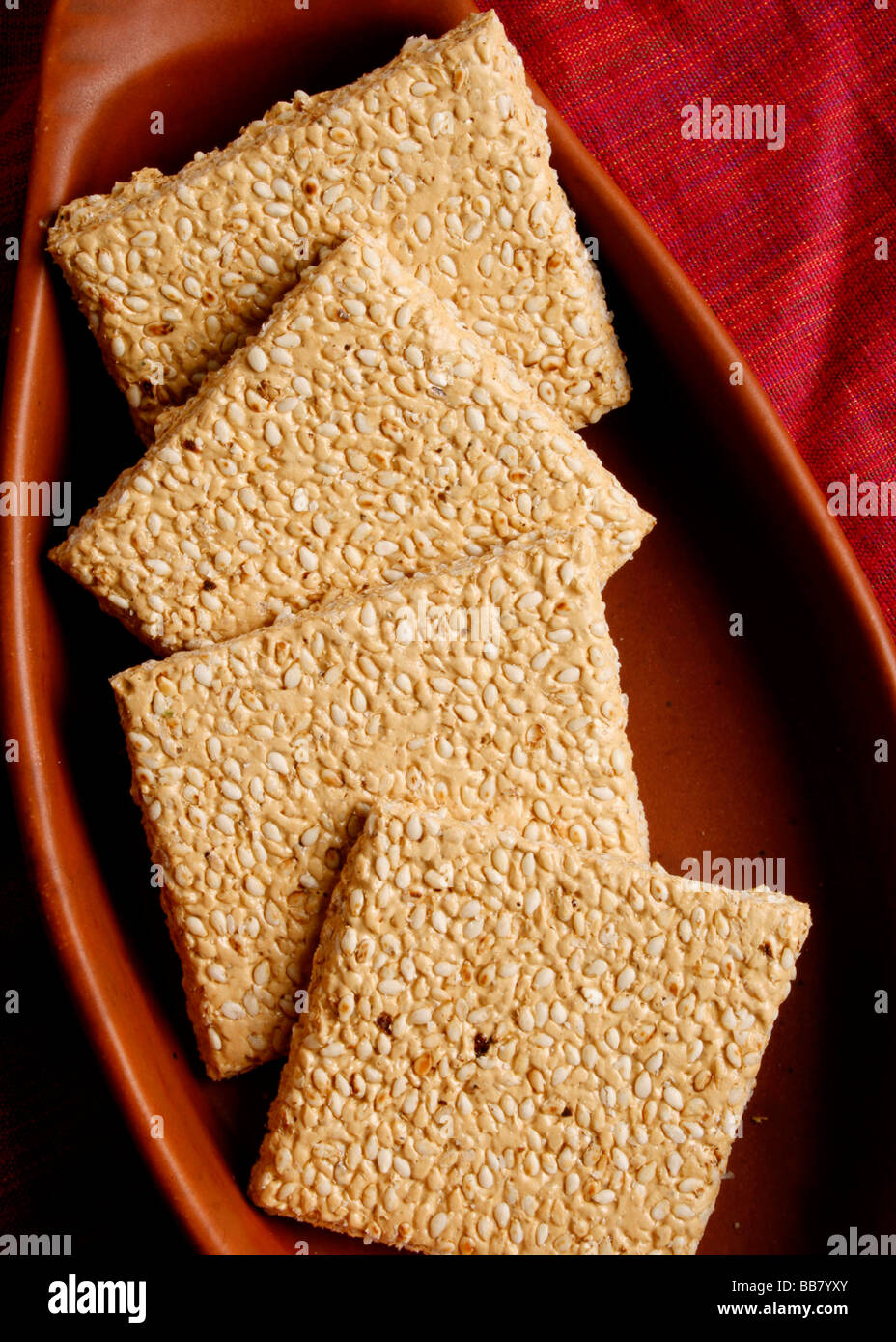 Gajak is a dry sweet made of sesame seeds. It is a North Indian ...