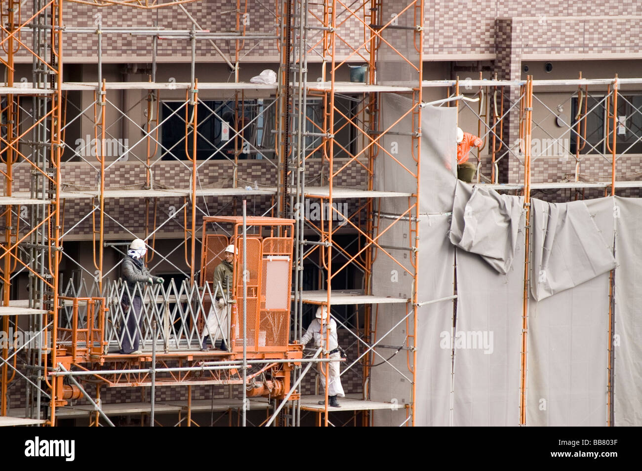 Japanese Scaffolding High Resolution Stock Photography and Images - Alamy
