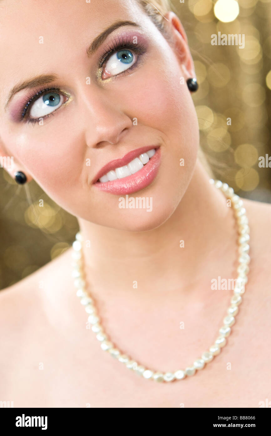 Studio shot of a beautiful young blond model with blue eyes shot ... Studio shot of a beautiful young blond model with blue eyes shot ...