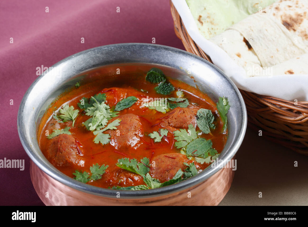 Rista is an aromatic dish made of Boneless mutton balls cooked in red ...