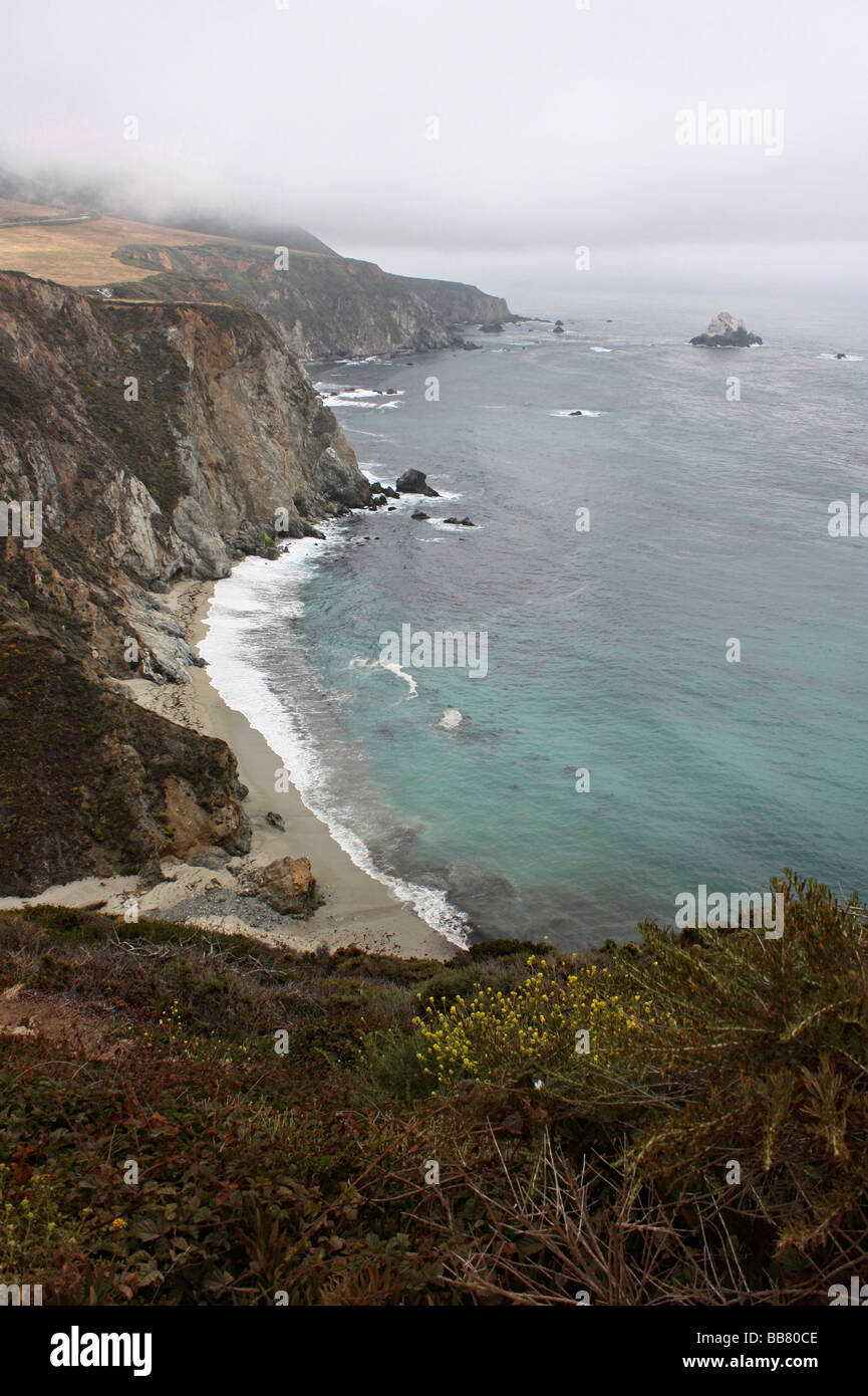 The Pacific, View from a nearby hill top, California, en-route San ...