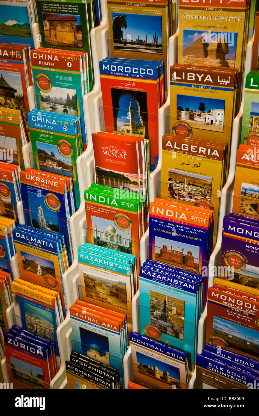 Maps rack hi-res stock photography and images - Alamy