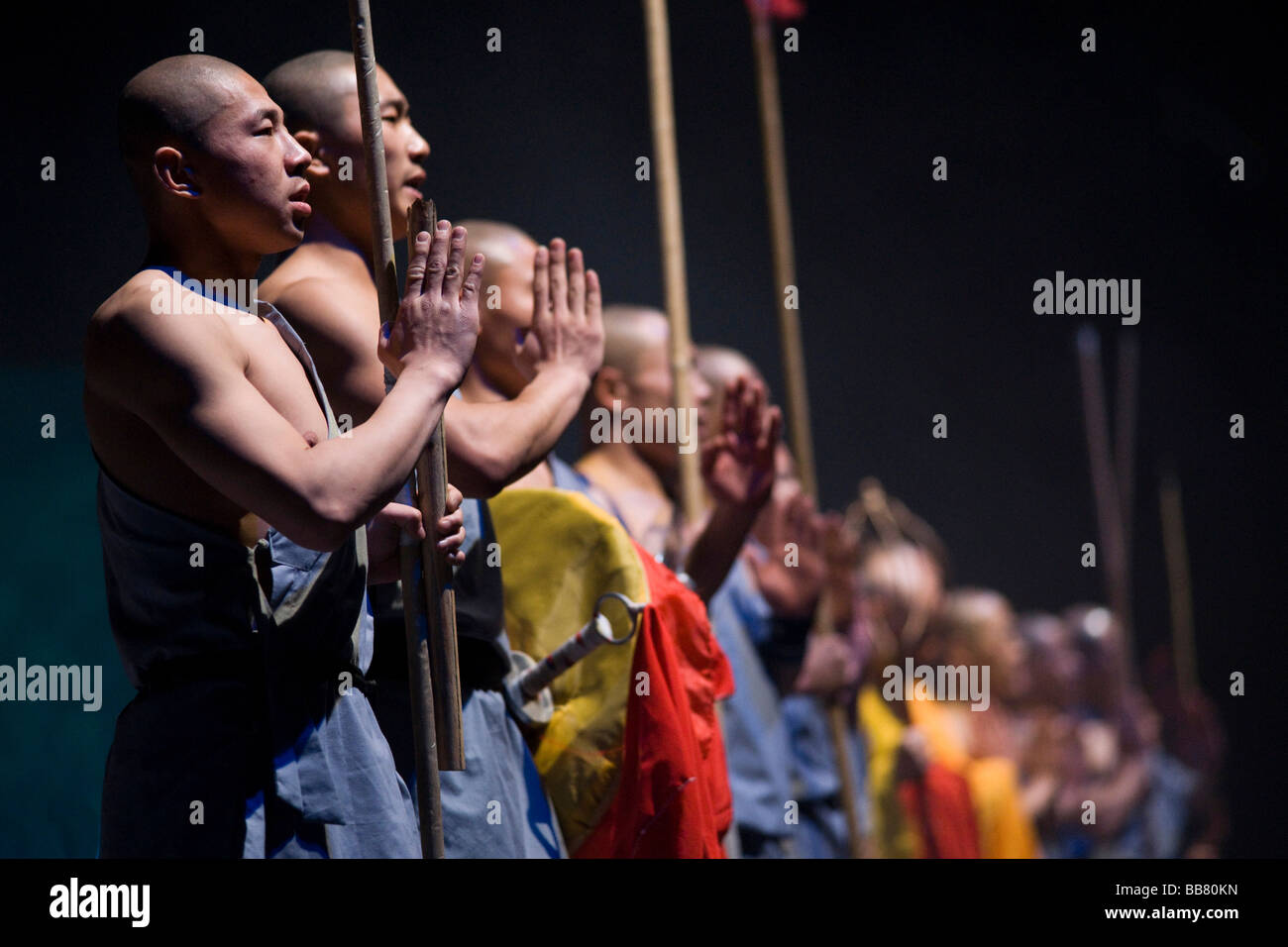 Buddhist monks during show hi-res stock photography and images - Alamy