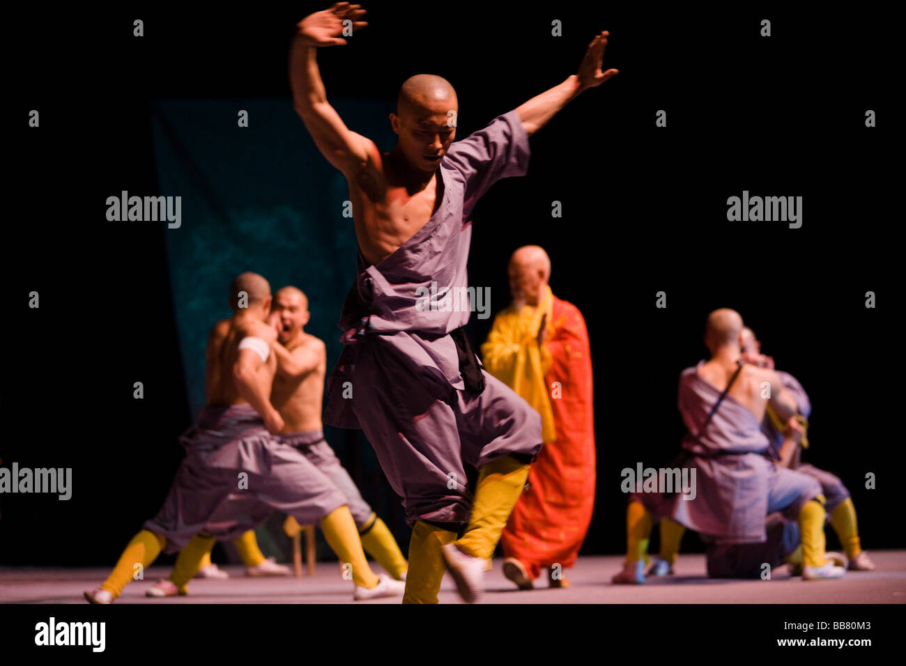 Buddhist monks during show hi-res stock photography and images - Alamy