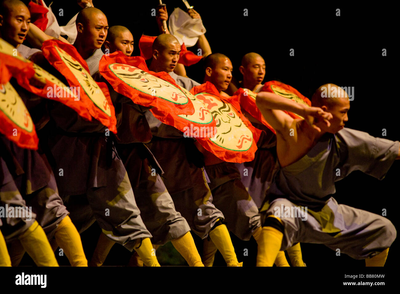 Buddhist monks during show hi-res stock photography and images - Alamy