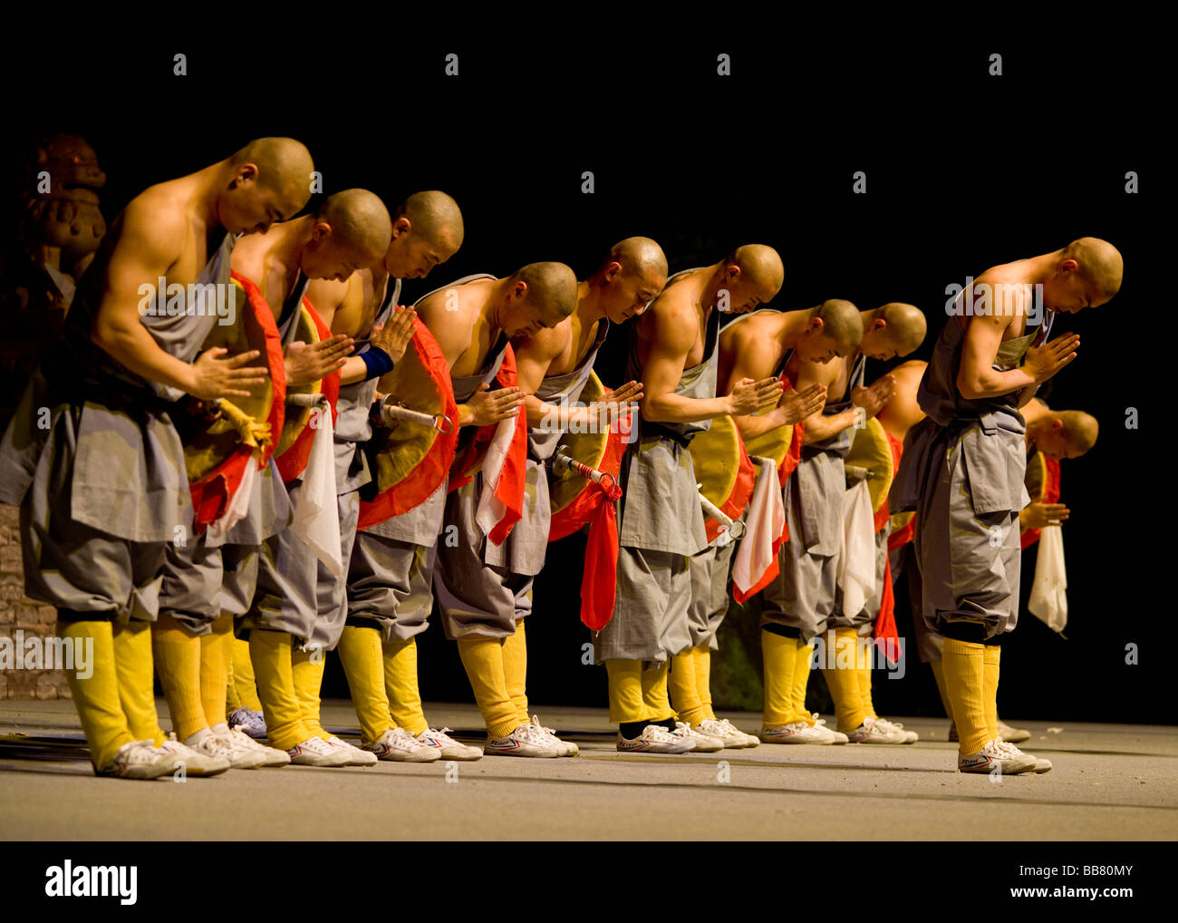 Buddhist monks during show hi-res stock photography and images - Alamy