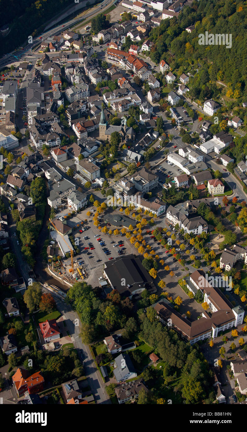 Aerial photo, Plettenberg, Maerkischer Kreis, Sauerland, North Rhine ...