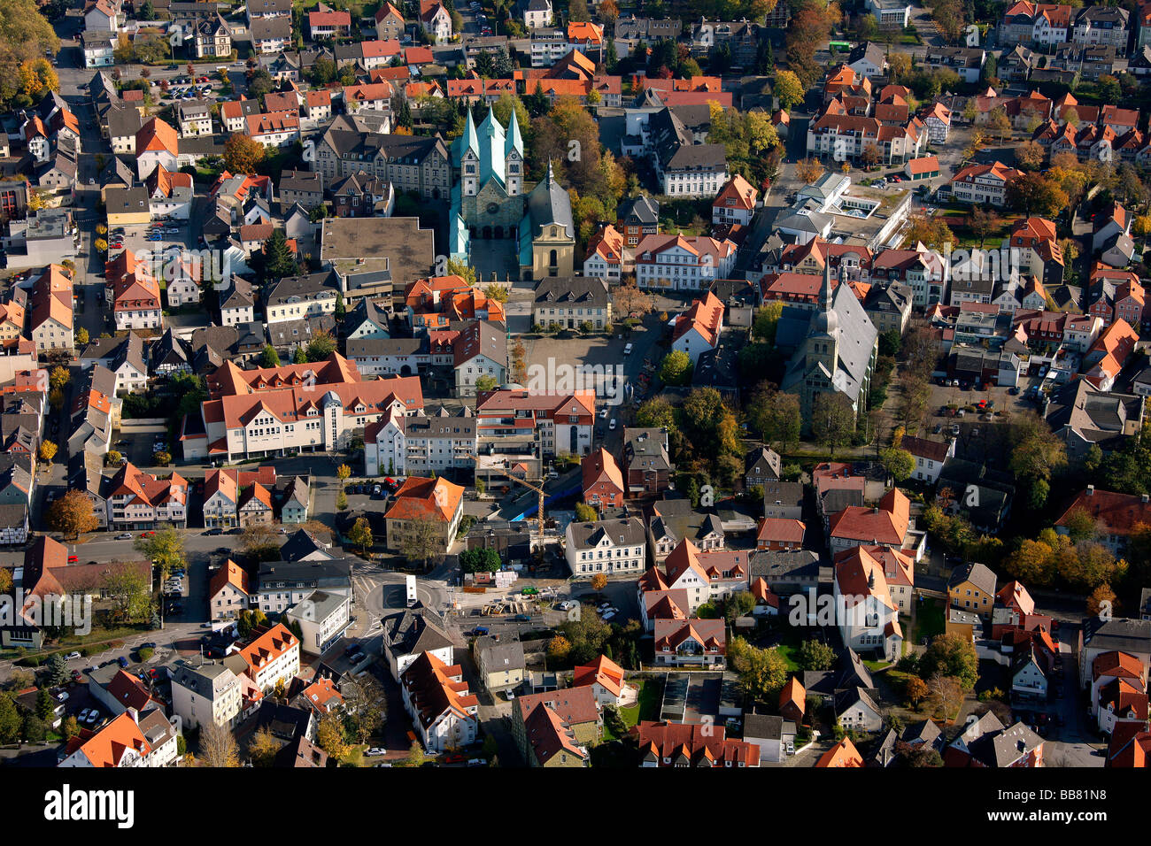 Aerial photo, Werl, Kreis Soest, Soester Boerde, South Westphalia ...