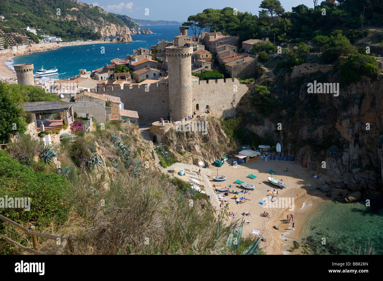 Tossa del Mar in Catalonia Spain Stock Photo - Alamy