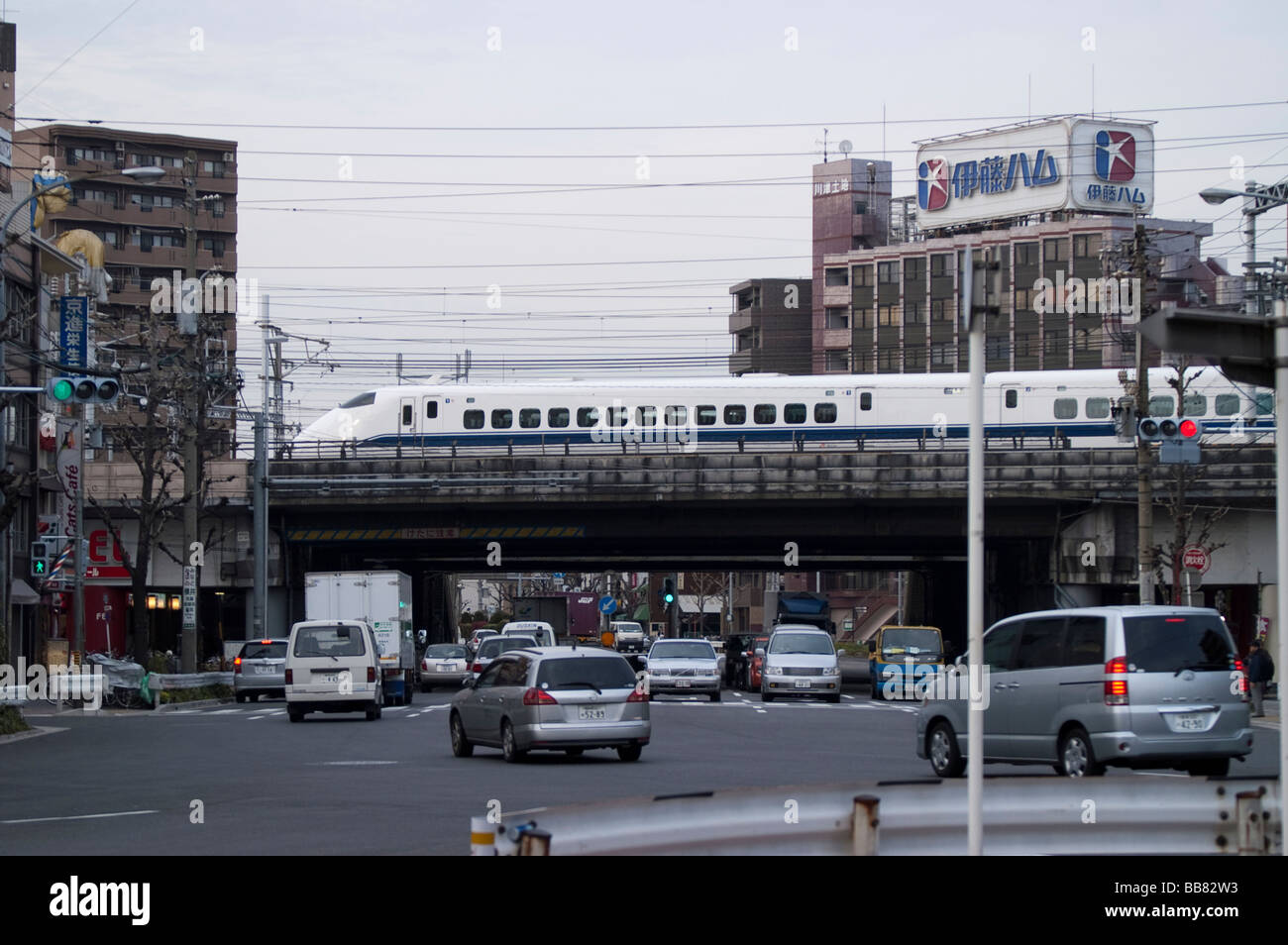 Japan town train hi-res stock photography and images - Alamy