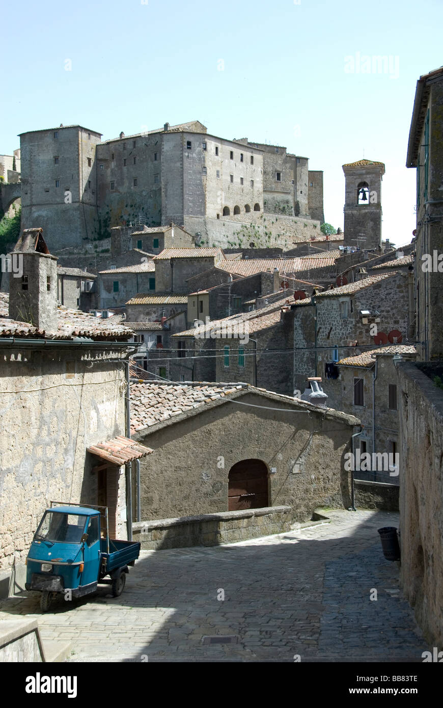 The Rocca degli Orsini (Orsini castle), built in the 14th century ...