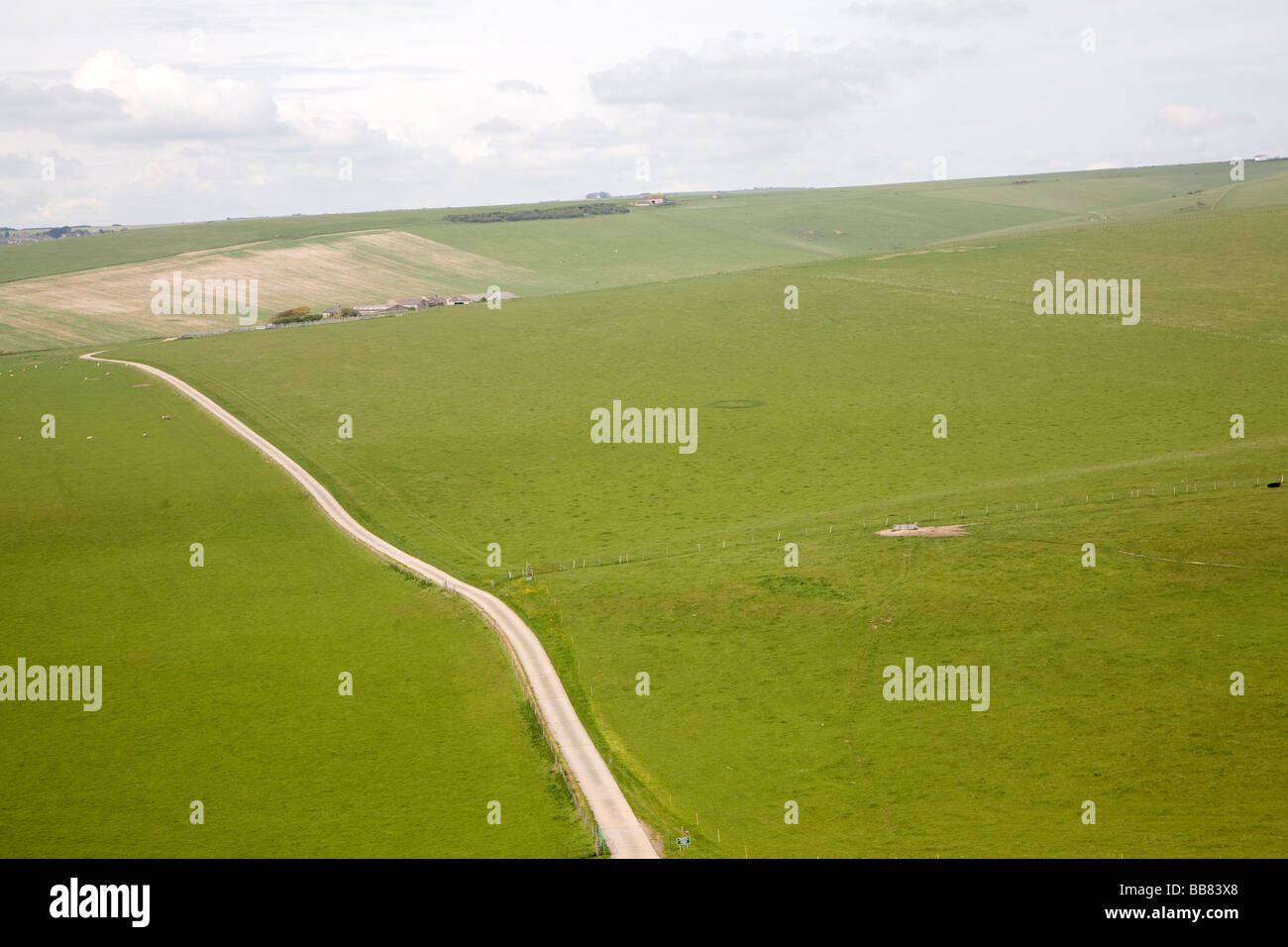 Chalk landscape South Downs Stock Photo - Alamy