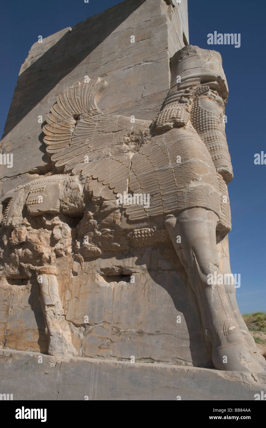 The Gate of all Nations Persepolis Iran Stock Photo - Alamy