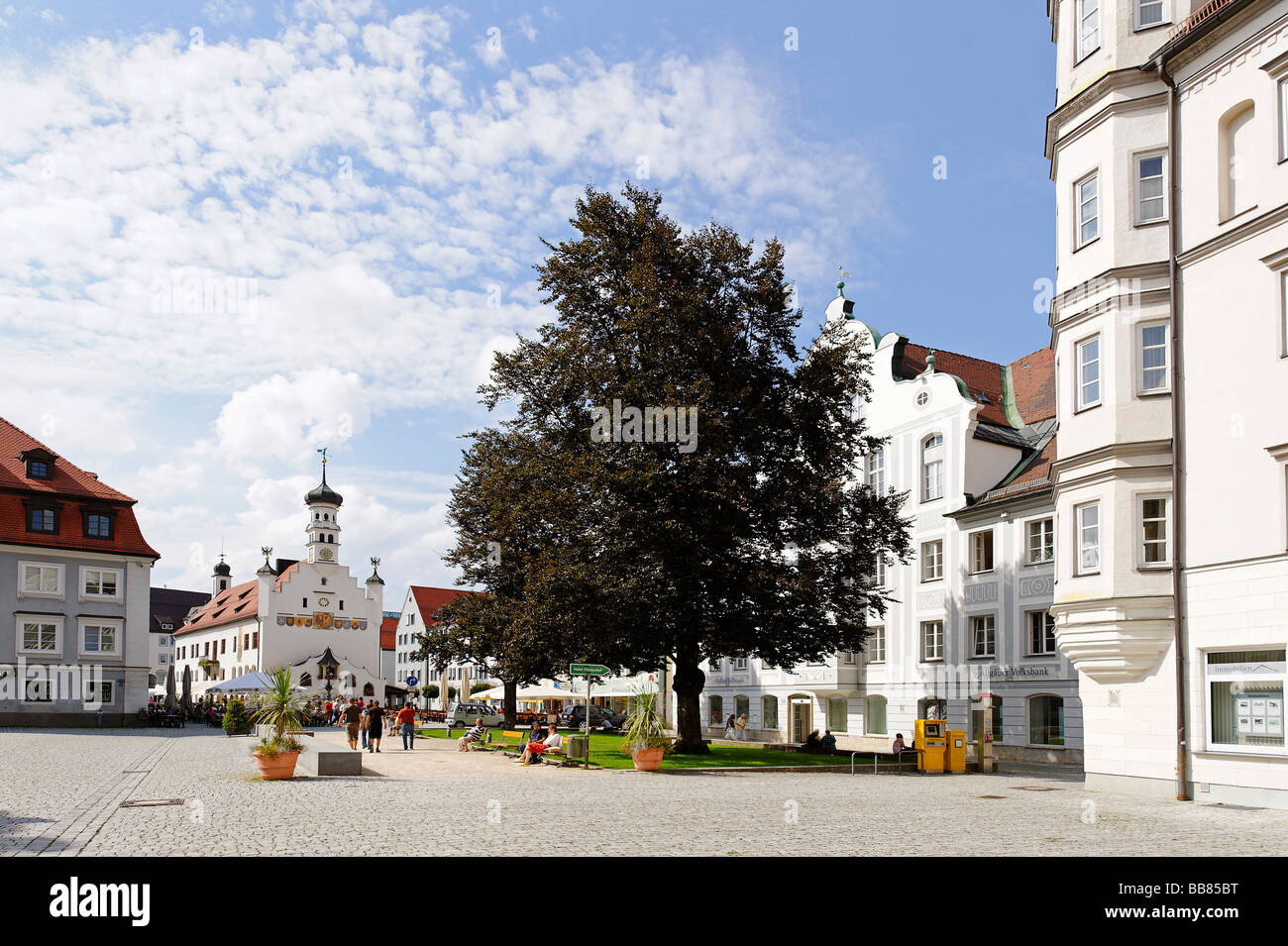 City hall, Kempten, Allgaeu, Upper Allgaeu, Swabia, Bavaria, Germany ...