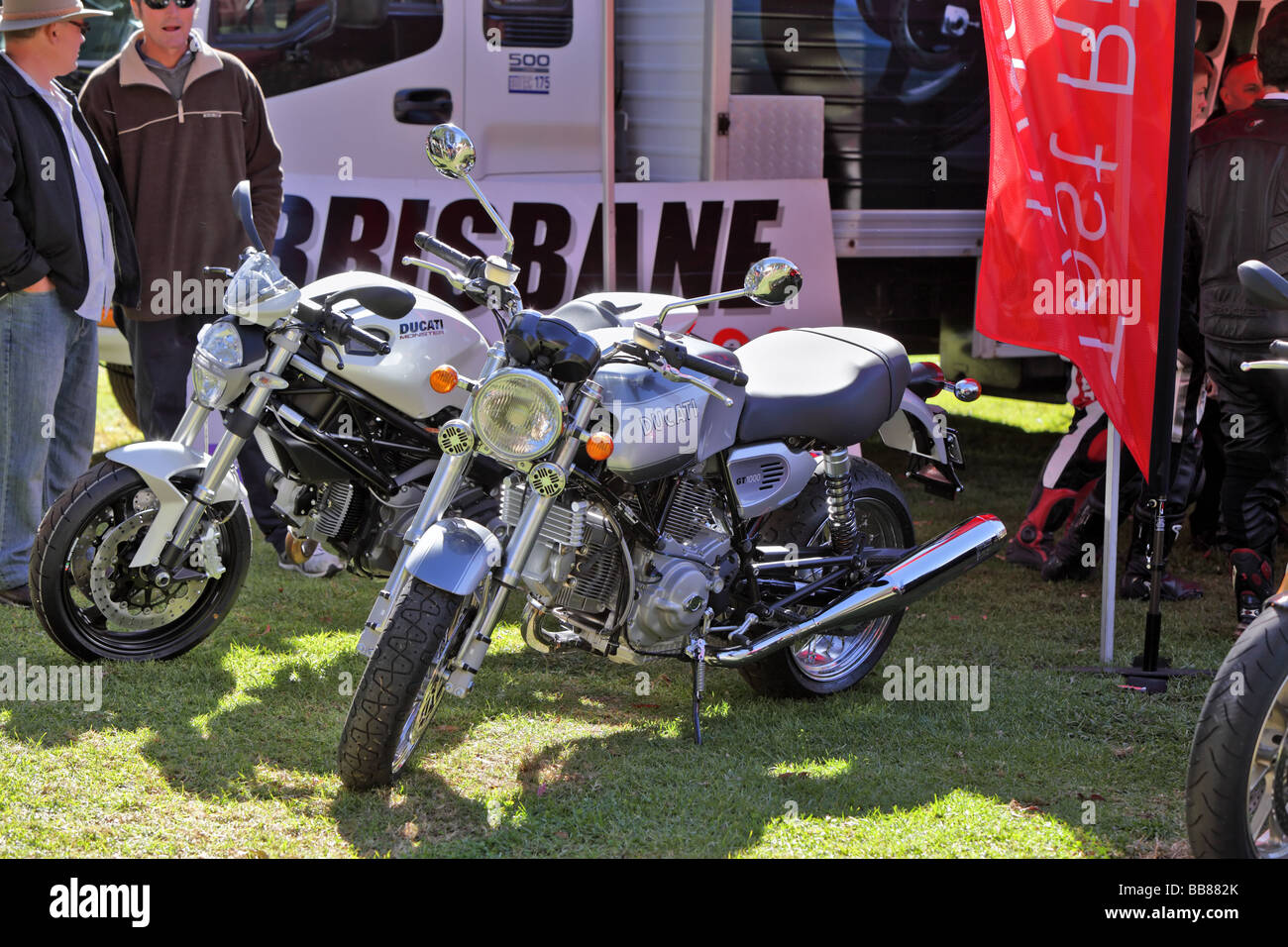 Ducati motorcycle club meets to display their bikes Stock Photo - Alamy