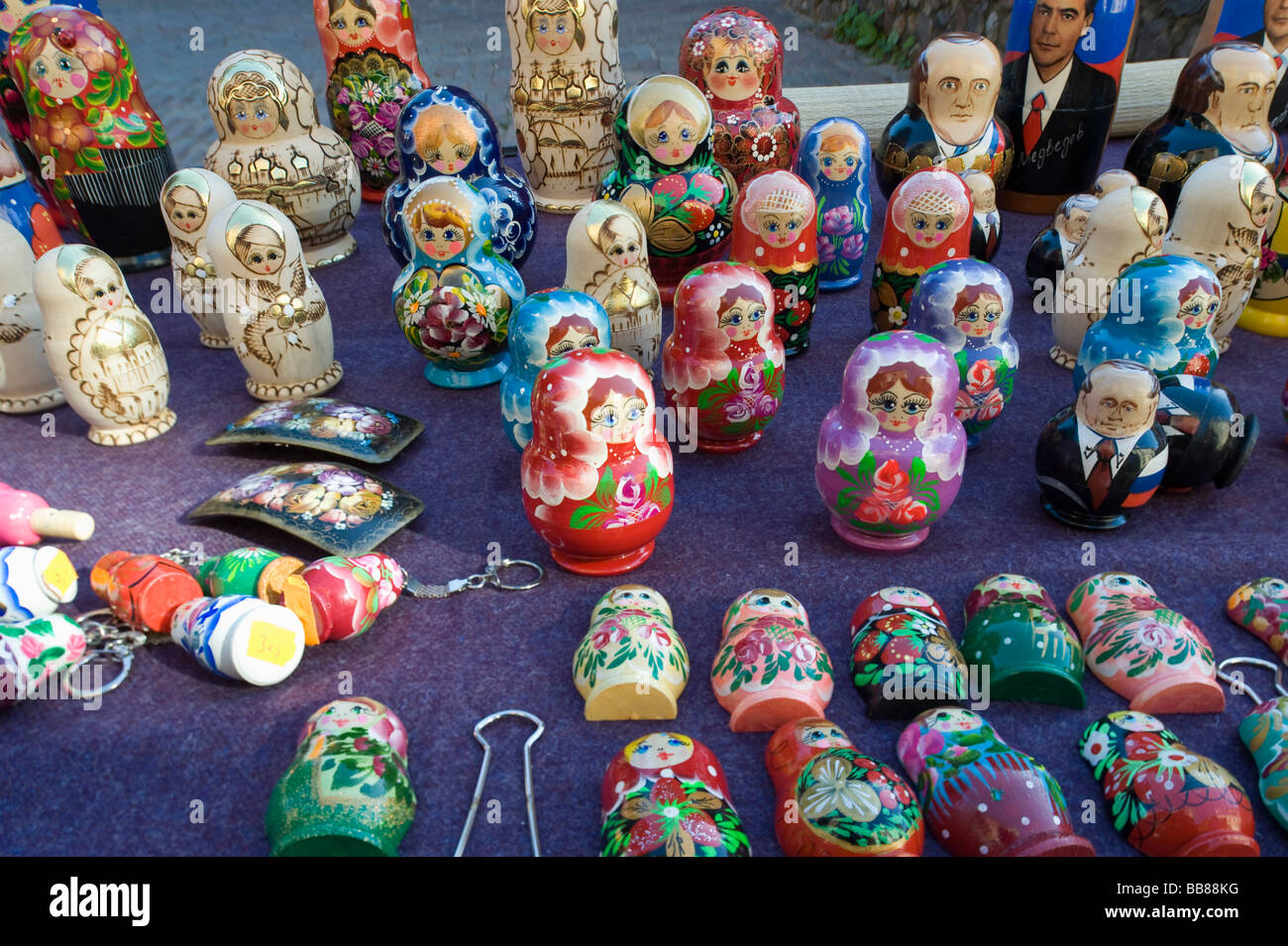Matrjoschka, Russian nesting dolls, Riga, Latvia, Baltic States Stock ...