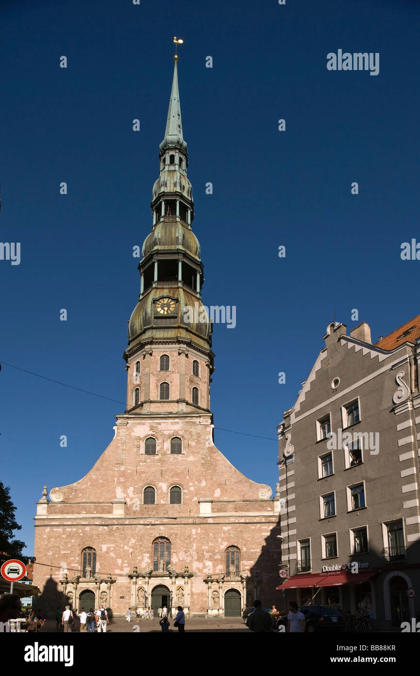 St. Peter's Church, Riga, Latvia, Baltic States Stock Photo - Alamy
