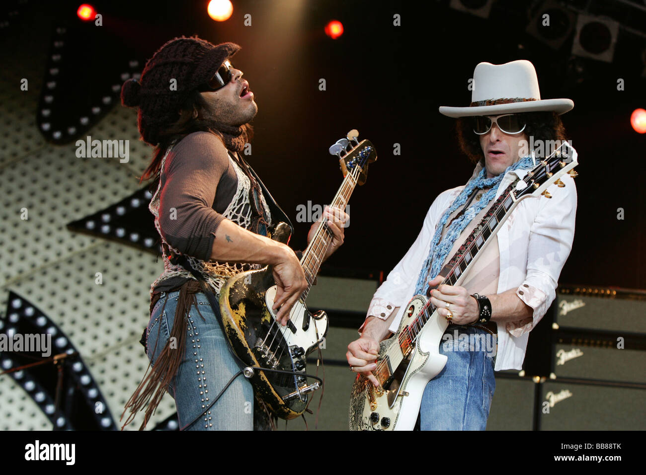 Lenny Kravitz, US-American rock singer, musician, songwriter and music ...