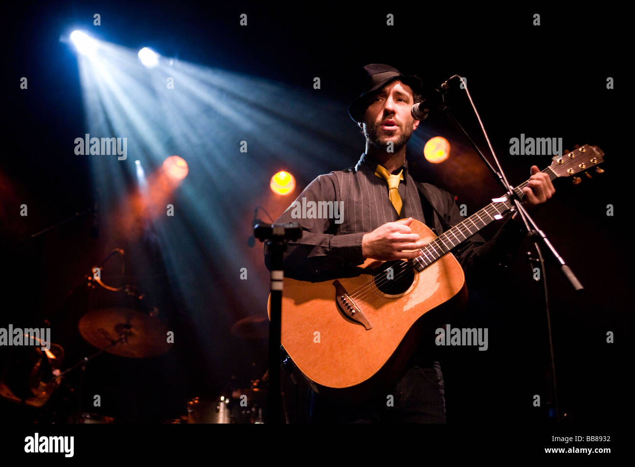 Charlie Winston, British singer and songwriter, performing live with ...