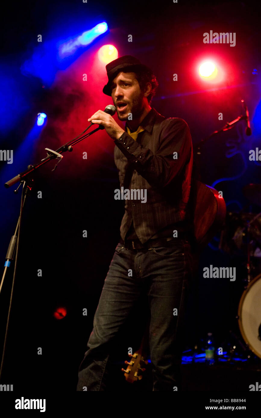 Charlie Winston, British singer and songwriter, performing live with ...