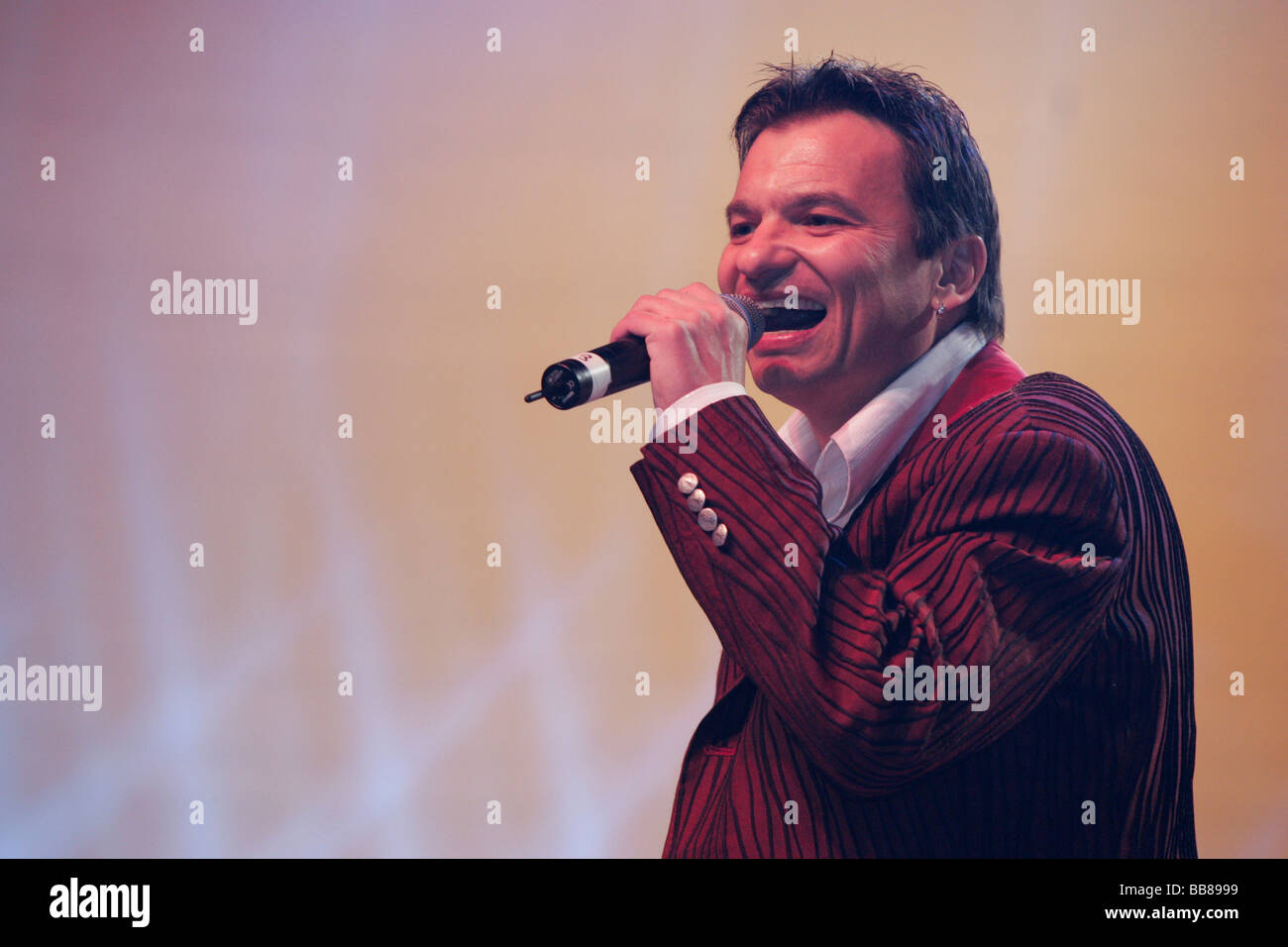 Markus Wolfahrt, singer und frontman of the Austrian folk band Die ...