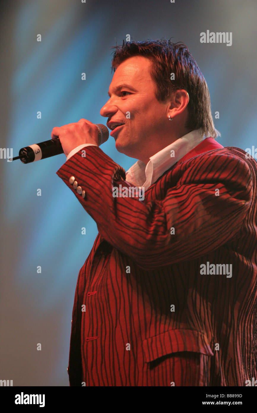 Markus Wolfahrt, singer und frontman of the Austrian folk band Die ...