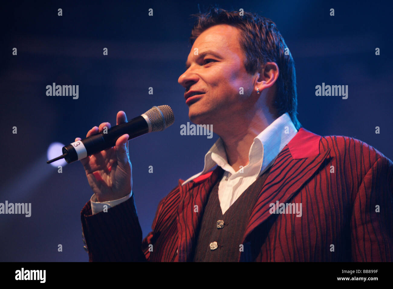 Markus Wolfahrt, singer und frontman of the Austrian folk band Die ...