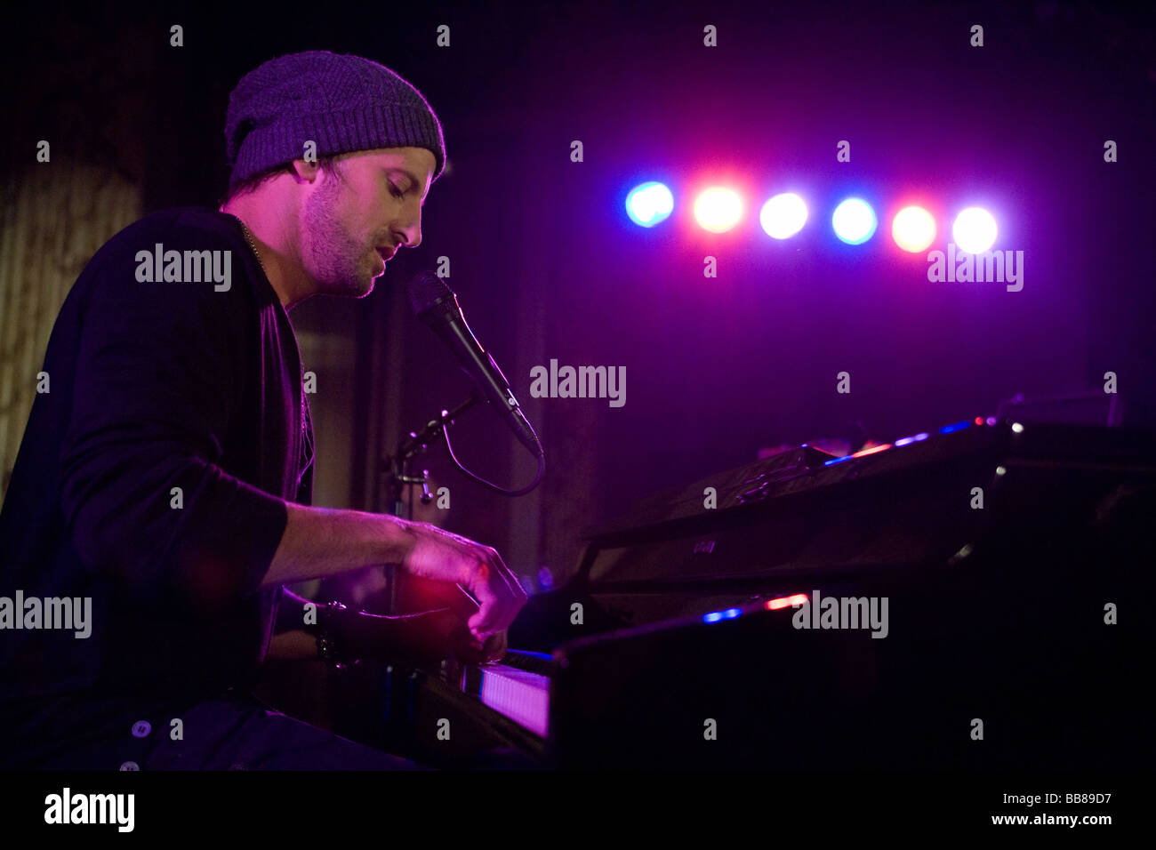 Canadian pop musician Daniel Powter performing live at Radio Pilatus ...