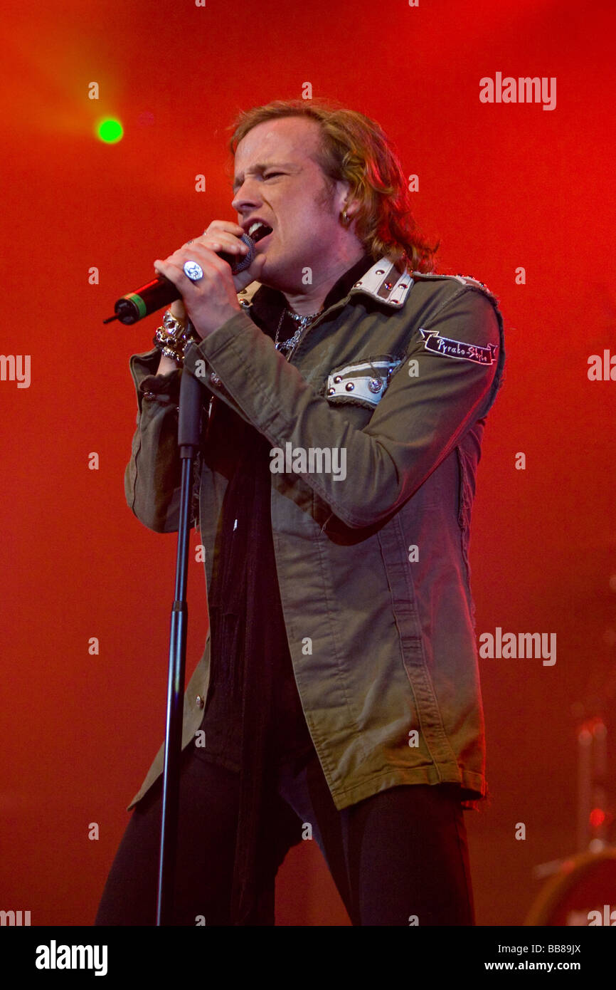 Tobias Sammet, singer and frontman of the German power-metal band ...