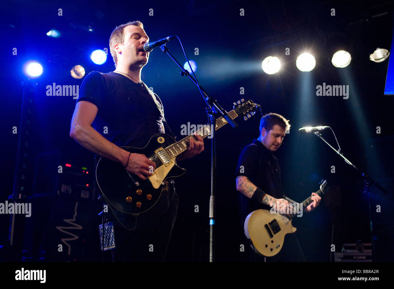 Rory Henderson, singer and guitarist, and Ryan Massey, guitarist and ...