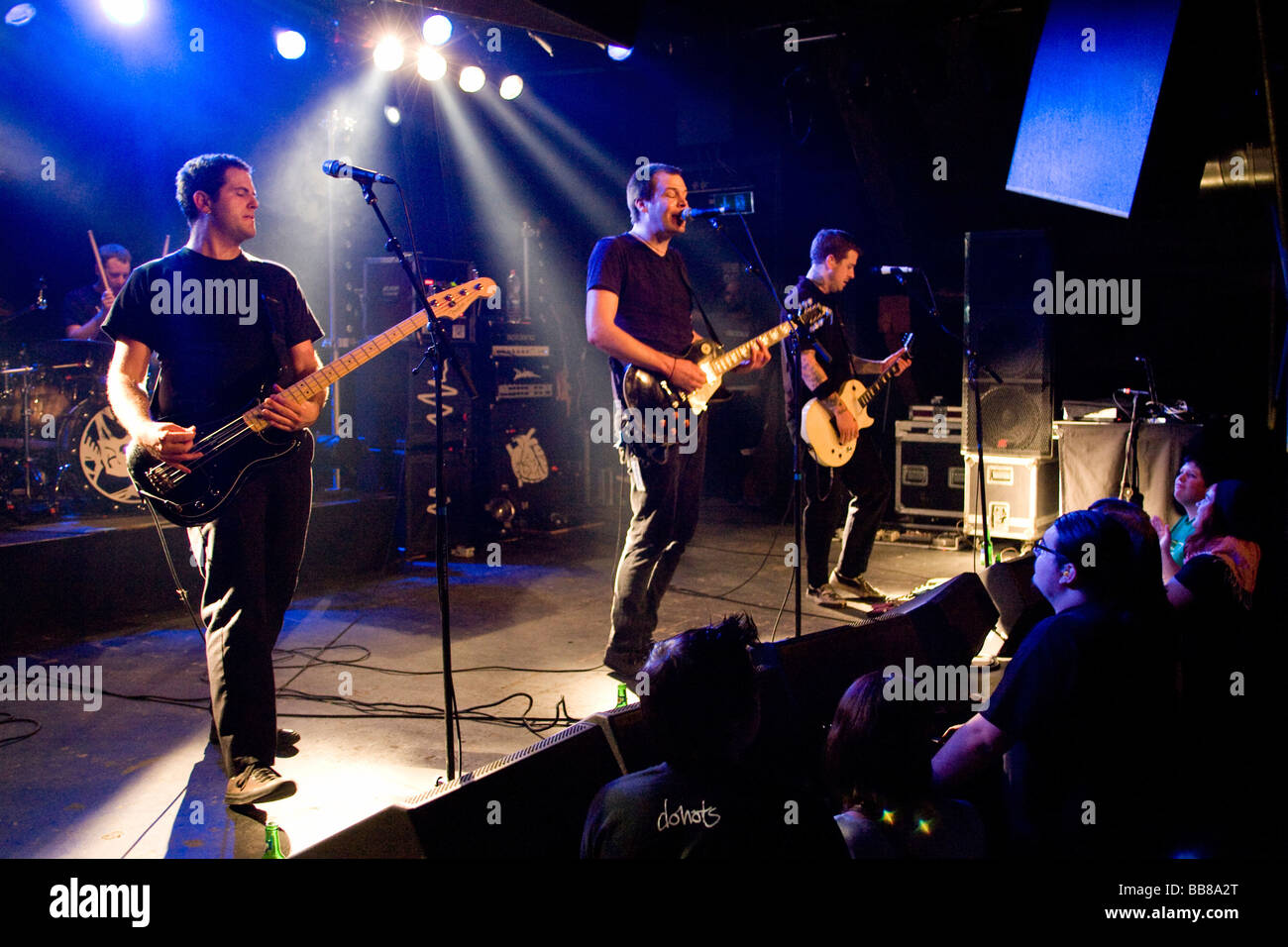 The US rock band American Steel, live in the Schueuer Lucerne ...