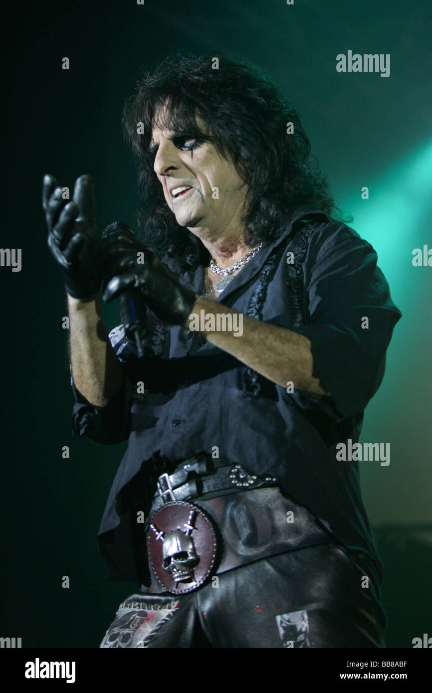 Alice Cooper, US rock musician, live at the Rocksound Festival in ...
