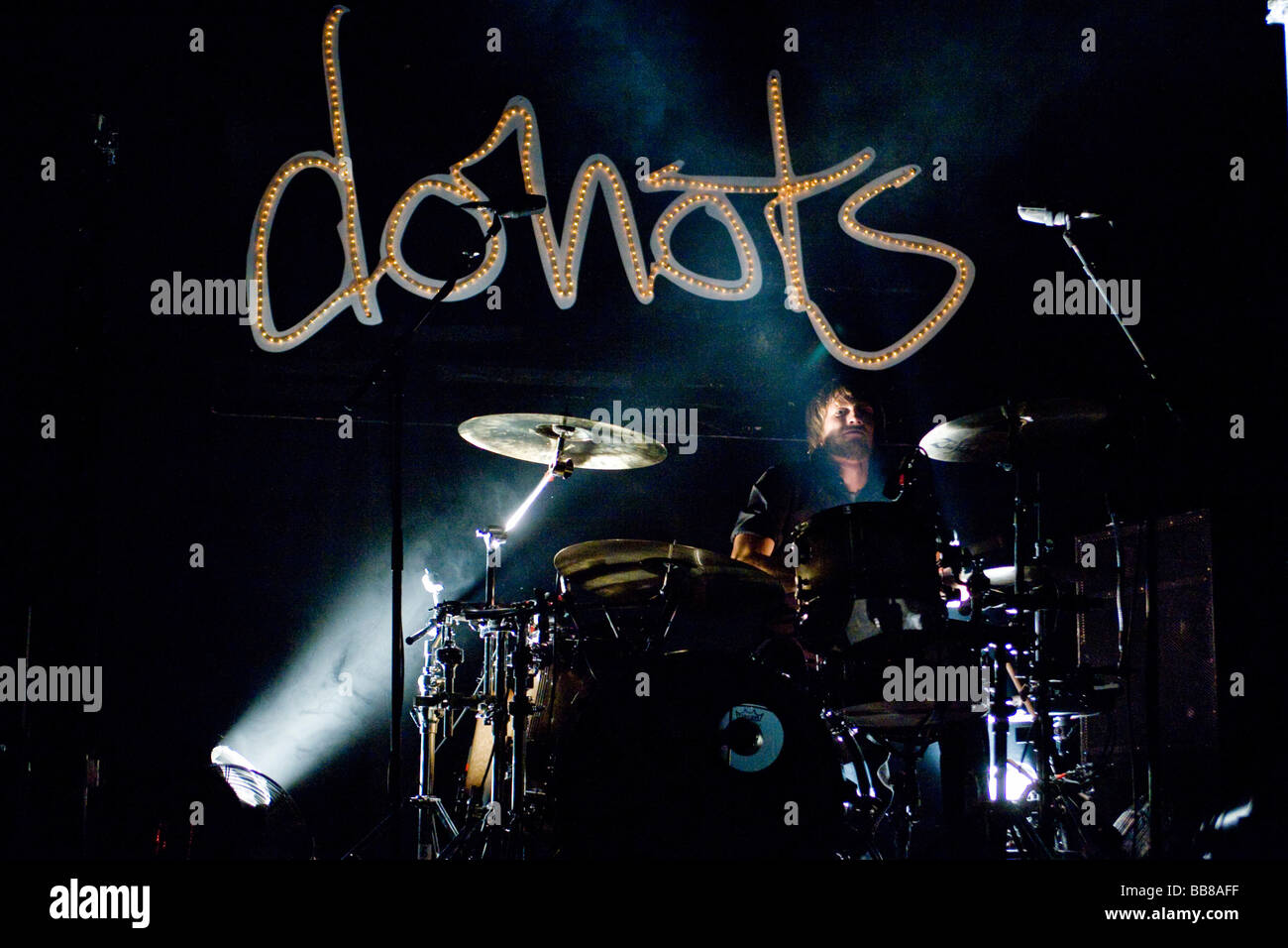 "Donots", German punk-rock band, live in the Schueuer Lucerne ...