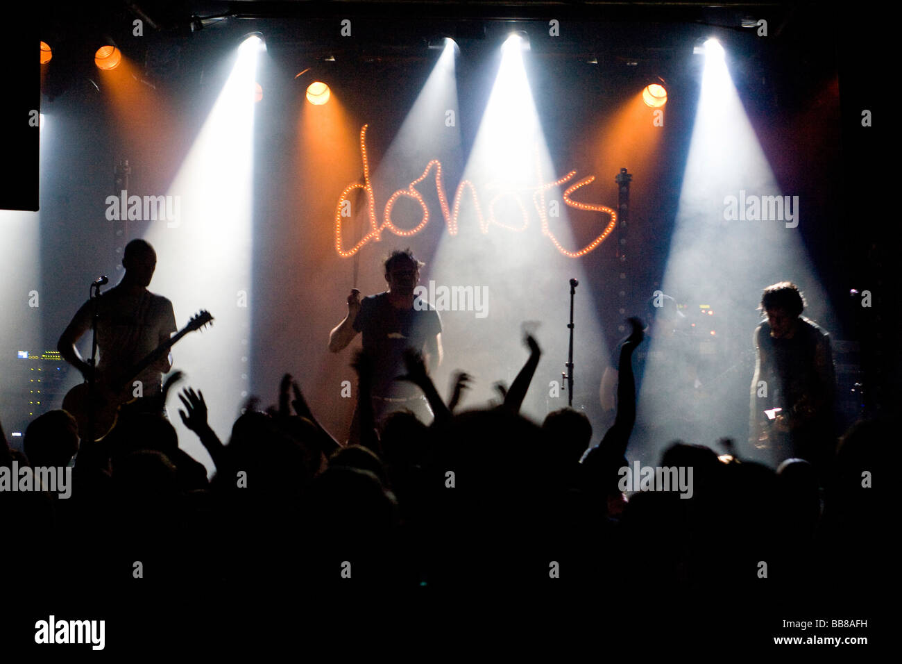 "Donots", German punk-rock band, live in the Schueuer Lucerne ...