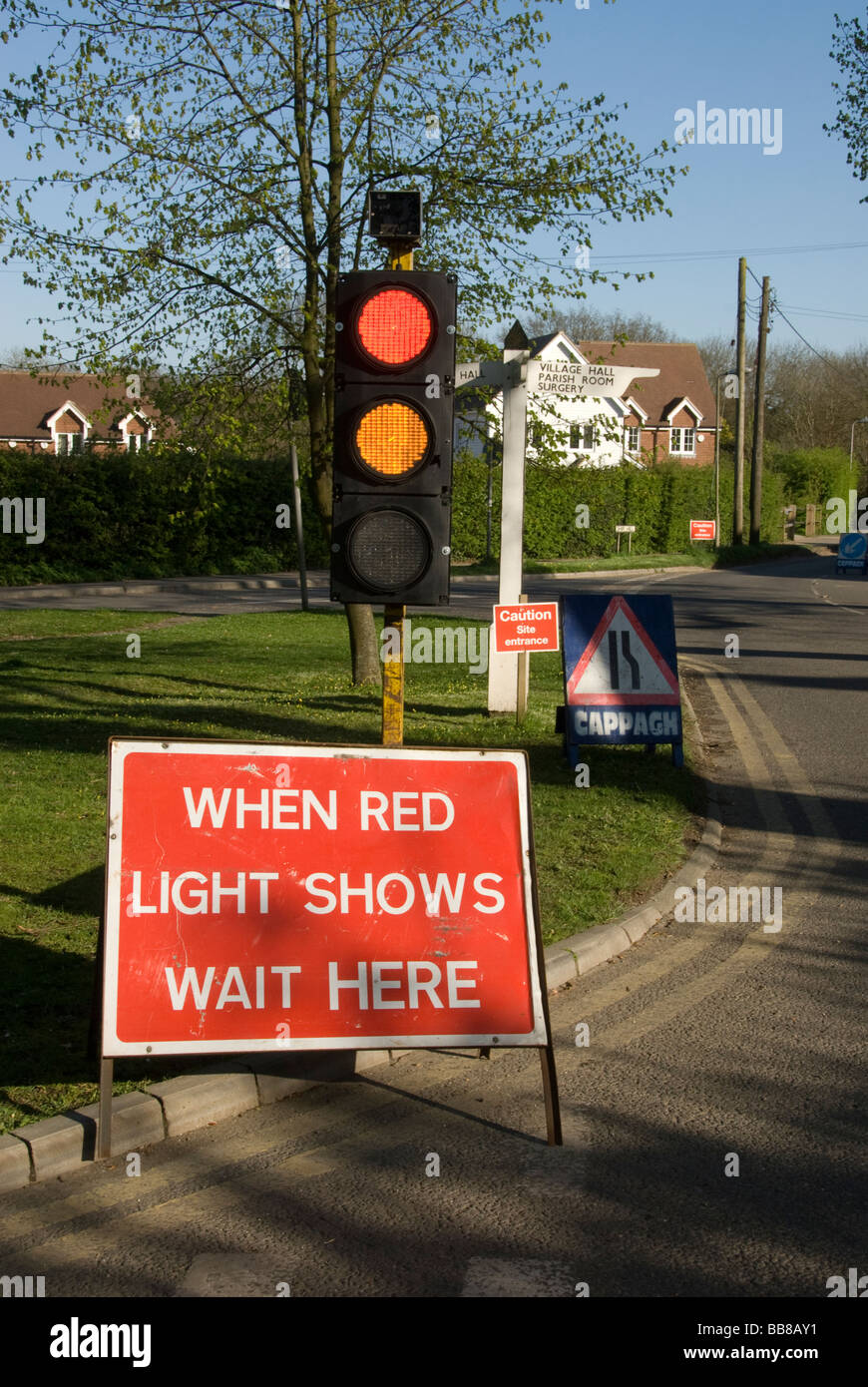 Traffic control signs uk hi-res stock photography and images - Alamy