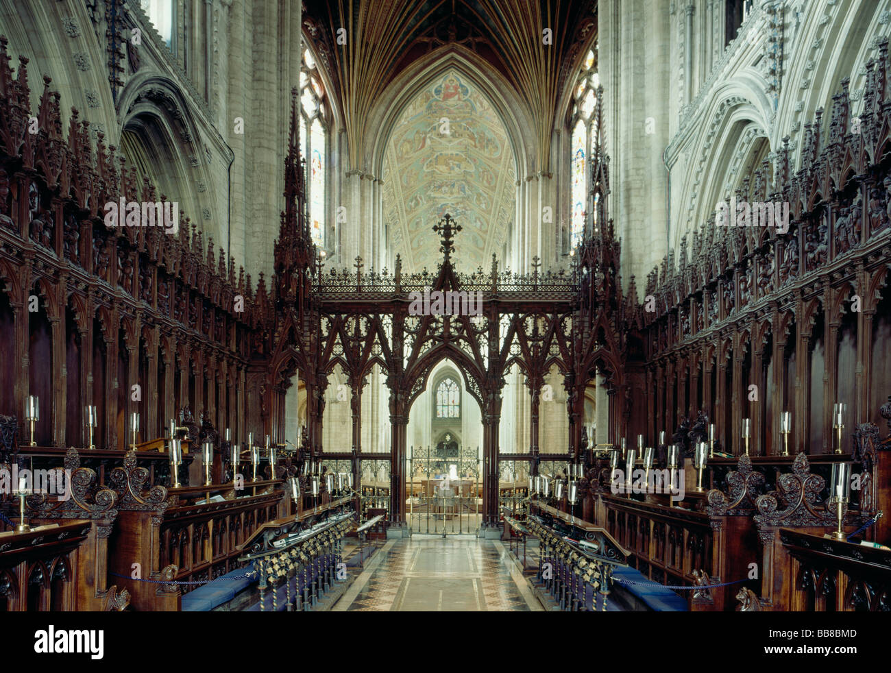 Ely cathedral choir screen hi-res stock photography and images - Alamy