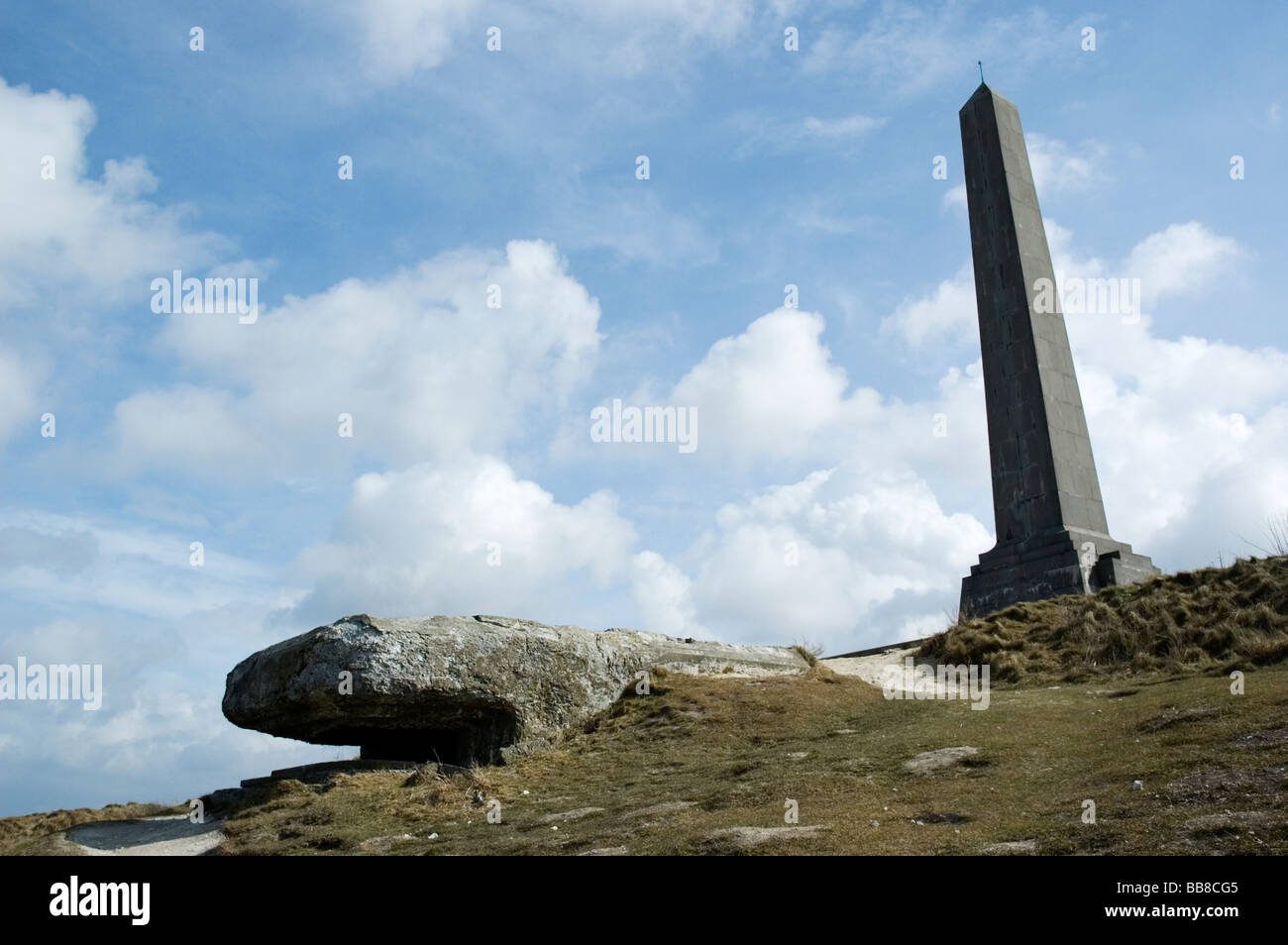 Dover Patrol monument at Cap Blanc Nez near Calais, France Stock Photo ...