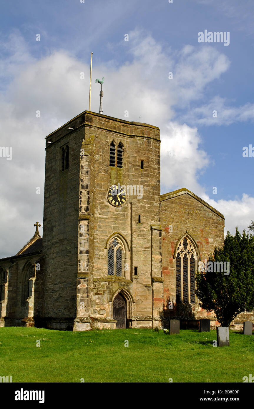 All Saints Church, Withybrook, Warwickshire, England, UK Stock Photo ...