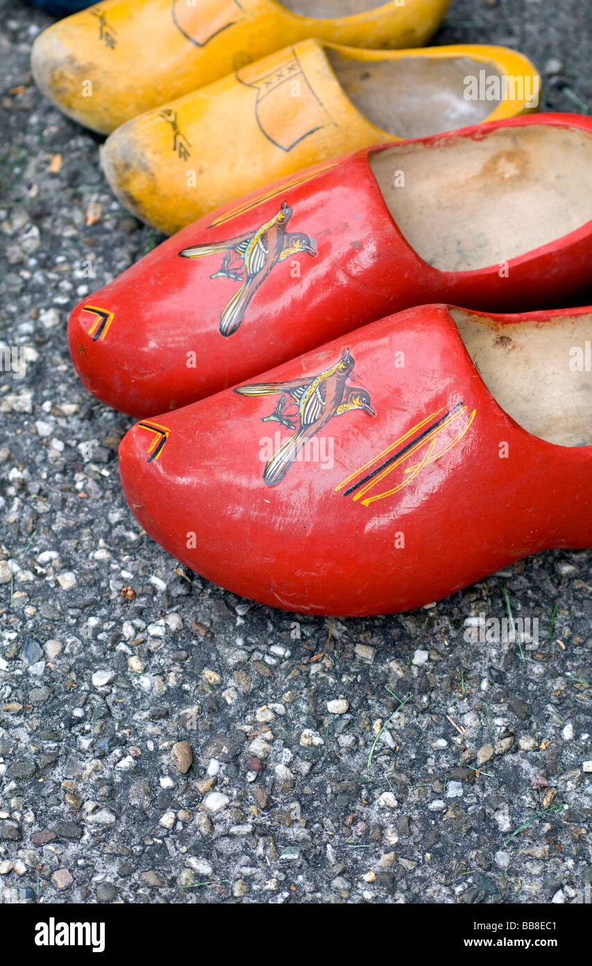 Two pairs of Dutch clogs Stock Photo - Alamy
