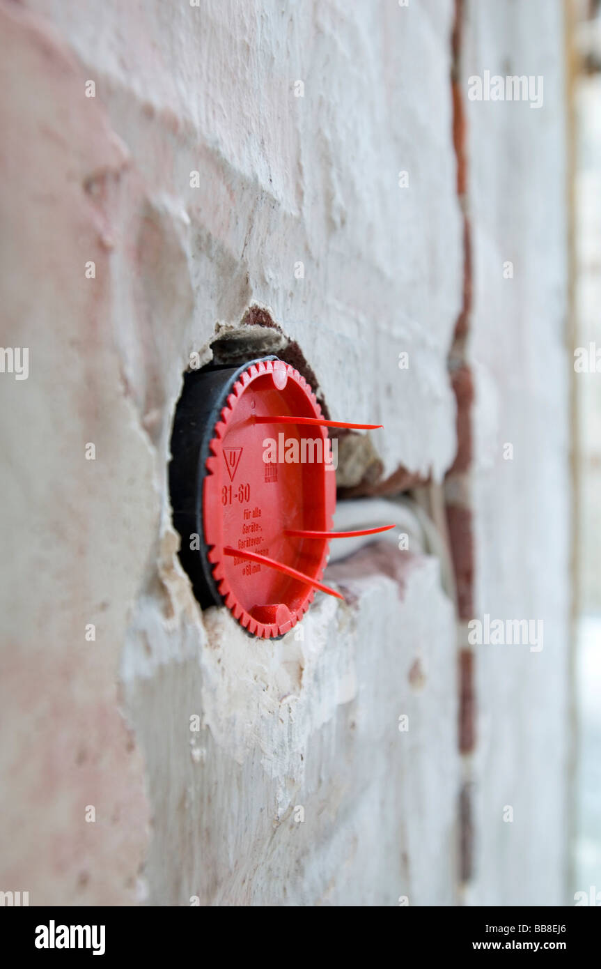Electrical cover on a building site Stock Photo - Alamy