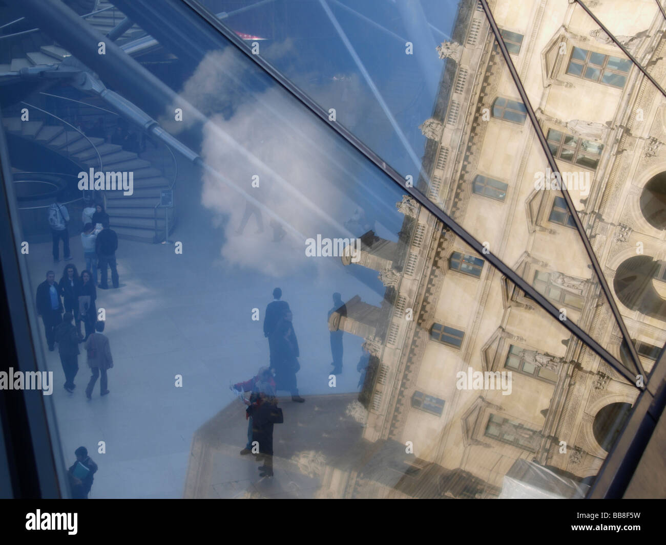 Aerial view louvre museum paris hi-res stock photography and images - Alamy