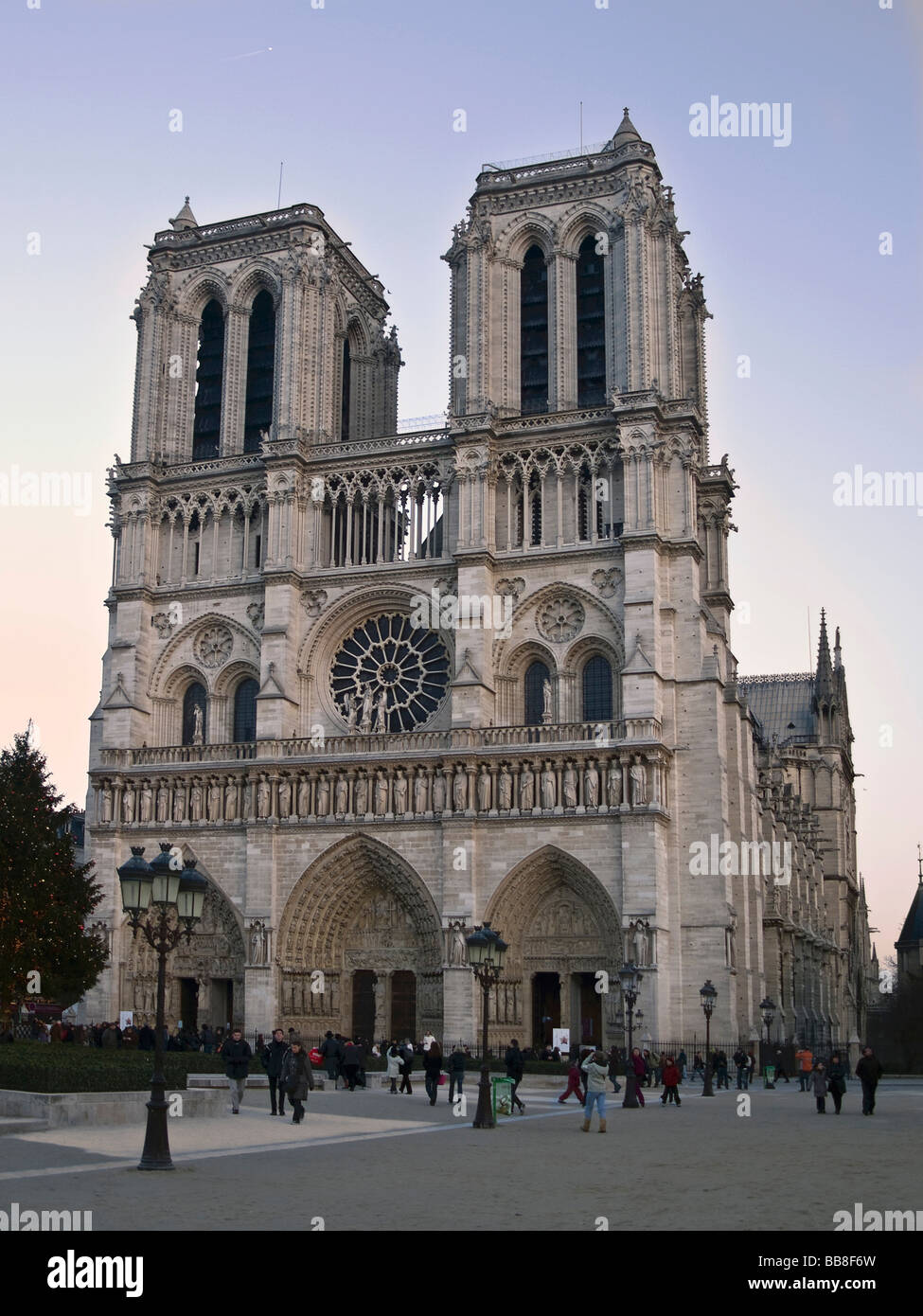 Gothic Notre Dame de Paris cathedral, Paris, France, Europe Stock Photo ...