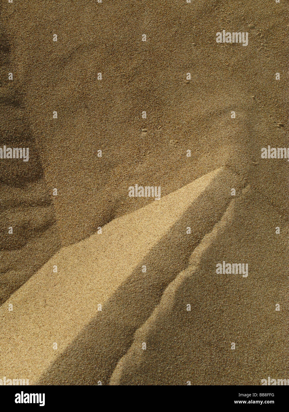 abstract nature shapes in a pile of sand on building site Stock Photo ...